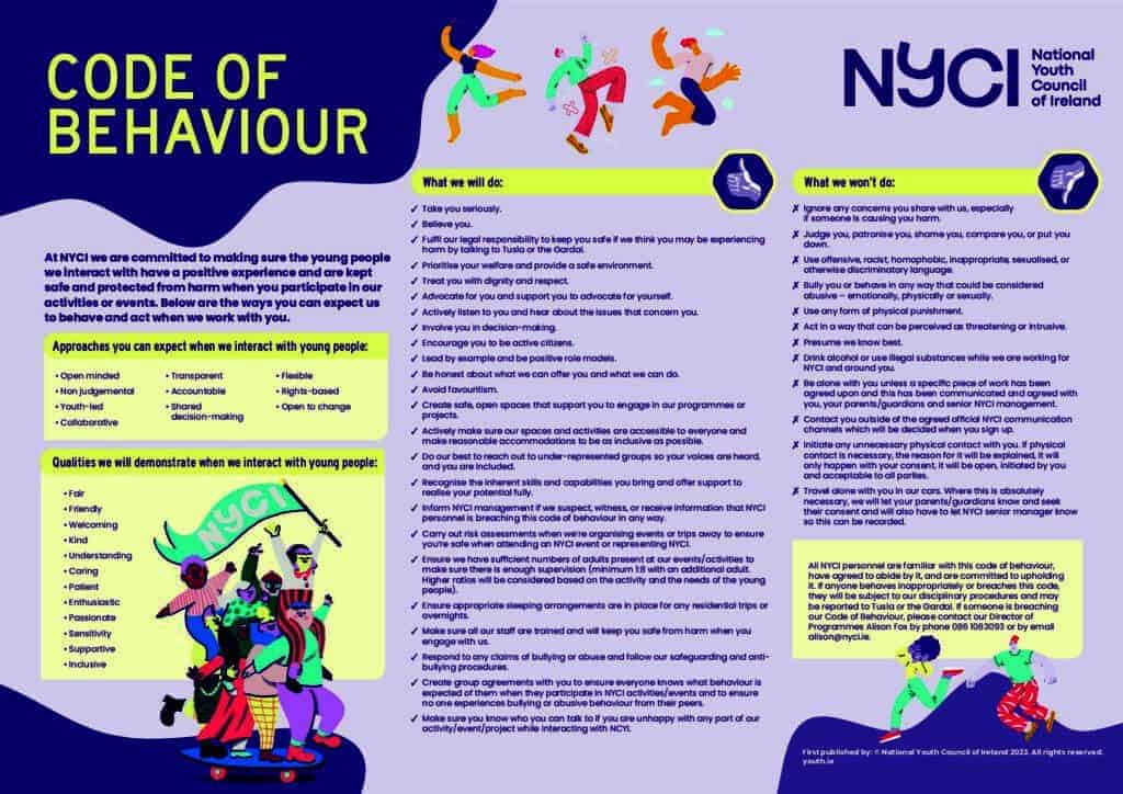 Child Safeguarding Statement - National Youth Council of Ireland